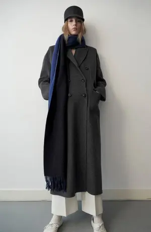 Mango Long Wool & Cashmere Coat