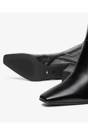 NEROGIARDINI Pointed Toe Stretch Knee High Boot
