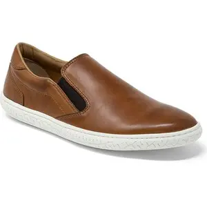 PILOTI Slipstream Leather Slip On Sneaker - Cognac