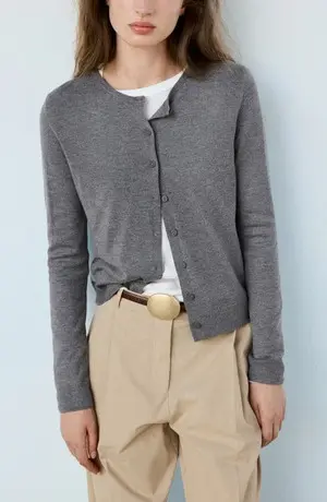 Mango Crew Neck Cardigans For Women