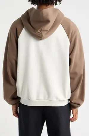 ELWOOD Ragglan Colorblock Zip Hoodie