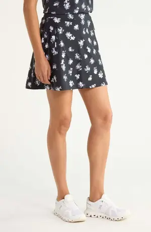 G/fore Moody Floral Silky Tech Performance Skort