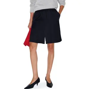 REFORMATION Sandy Satin Shorts - Black