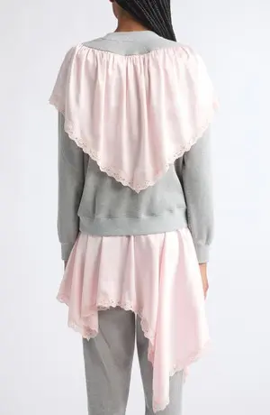Sandy Liang Rue Ruffled Waffle Knit Pants