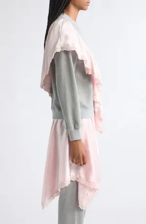 Sandy Liang Rue Ruffled Waffle Knit Pants