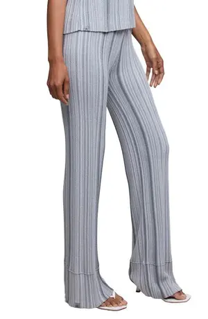 Barefoot Dreams Cozychic® Ultra Lite® Rib Ankle Pants - Moonbeam Multi