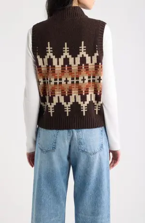 Pendleton Shetland Collection Graphic Wool Vest