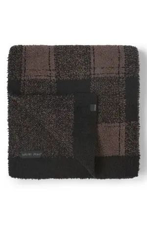 Barefoot Dreams Buffalo Plaid Scarf - Umber Multi