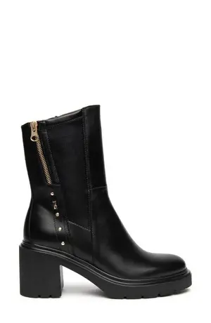 NEROGIARDINI Stretch Leather Bootie
