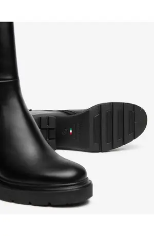 NEROGIARDINI Stretch Leather Bootie