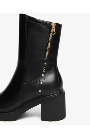 NEROGIARDINI Stretch Leather Bootie