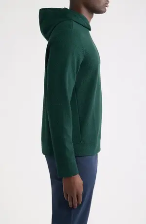 G/fore Pebble Quilted Hoodie - Pine