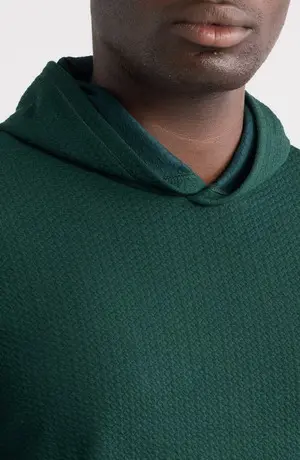 G/fore Pebble Quilted Hoodie - Pine
