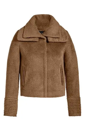 Sentaler Boucl Alpaca Moto Jacket