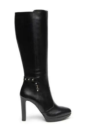 NEROGIARDINI Studded Platform Tall Boot
