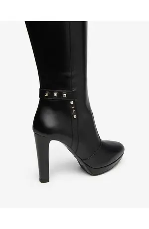 NEROGIARDINI Studded Platform Tall Boot