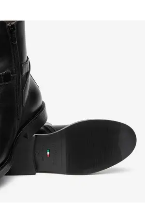 NEROGIARDINI Buckle Leather Bootie