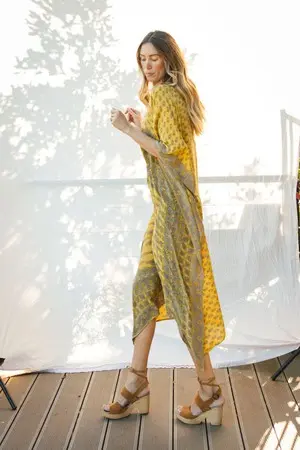 SUN CHILD Long Caftan Sparkle