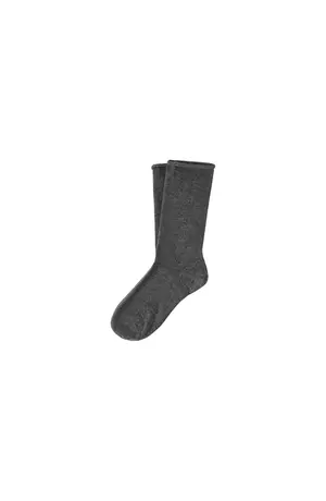 Brunello Cucinelli Stretch Cashmere Knit Socks - Anthracite