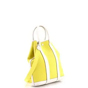 Hermès Garden File Tote Toile And Leather 28