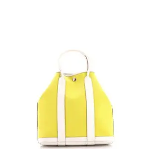 Hermès Garden File Tote Toile And Leather 28