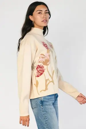 BALTIC BØRN Marlowe Flower Sweater