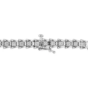 JULIANNA B. 2 Ctw Lab-grown Diamond Link Tennis Bracelet