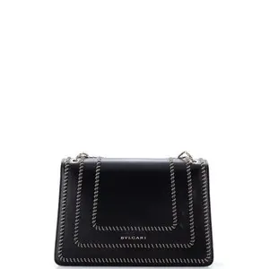 BVLGARI Serpenti Forever Shoulder Bag Embellished Leather Medium
