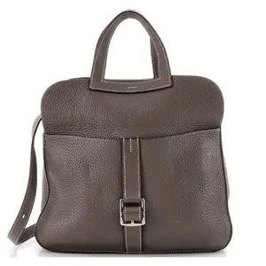 Hermès Halzan Bag Clemence 31 - Grey