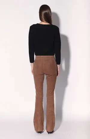Walter Baker Lexie Suede Leather Pant
