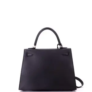 Hermès Kelly Handbag Epsom With Palladium Hardware 25