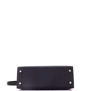 Hermès Kelly Handbag Epsom With Palladium Hardware 25