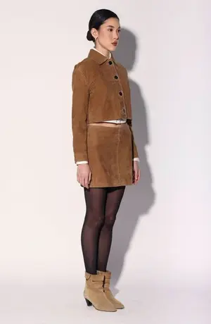 Walter Baker Suzette Suede Leather Jacket