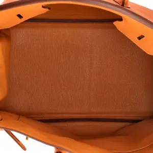 Hermès Birkin Handbag Togo With Gold Hardware 35 - Orange