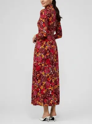 Rachel Rachel Roy Harland Long Sleeve Halter Maxi Dress