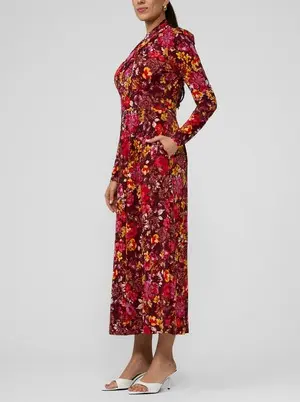 Rachel Rachel Roy Harland Long Sleeve Halter Maxi Dress