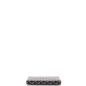 Goyard Matignon Zip Wallet Coated Canvas With Leather