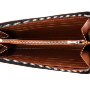 Goyard Matignon Zip Wallet Coated Canvas With Leather