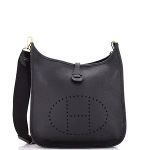 Hermès Evelyne Bag Gen Iii Clemence Pm - Black
