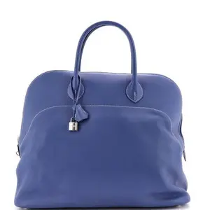 Hermès Bolide Relax Bag Evercolor 45 - Blue