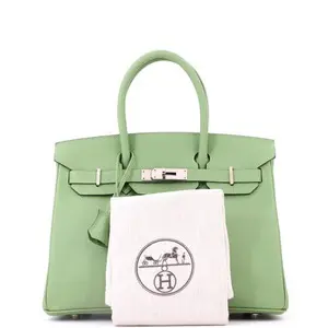 Hermès Birkin Handbag Epsom With Palladium Hardware 30