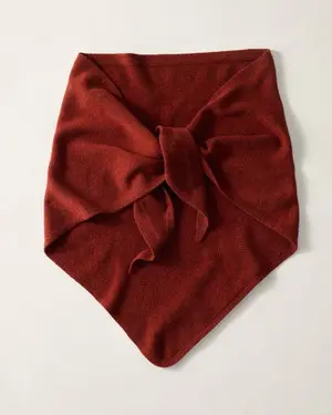 HAVEN WELL WITHIN Cashmere Oversized Triangle Scarf - Saffron Hthr