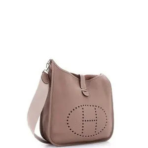 Hermès Evelyne Bag Gen Ii Clemence Gm - Grey