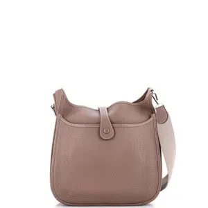 Hermès Evelyne Bag Gen Ii Clemence Gm - Grey