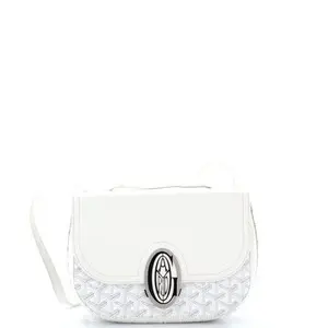 Goyard 233 Bag Coated Canvas And Leather - White