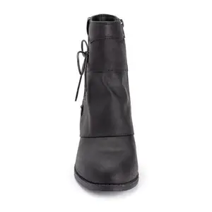 MUK LUKS Yuki Short Ankle Boots - Black