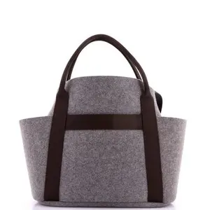 Hermès Sac De Pansage Groom Handbag Felt