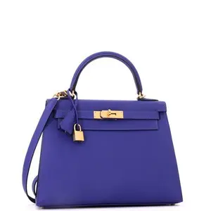 Hermès Kelly Handbag Epsom With Gold Hardware 28