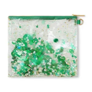 PACKED PARTY Spirit Squad Confetti Everything Pouch - Green
