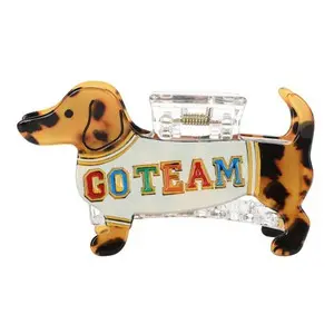 PACKED PARTY Wiener Dog Hair Claw Clip - Multicolor